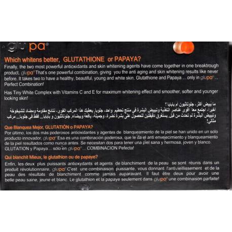 Glupa skin whitening soap